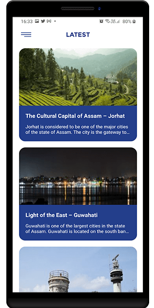 Destination and Tourism Articles App - Swayam Infotech
